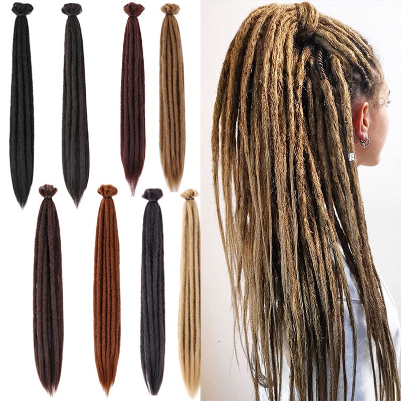 20inch Synthetic Handmade Dreadlocks Crochet Braids Hair For Women and ...