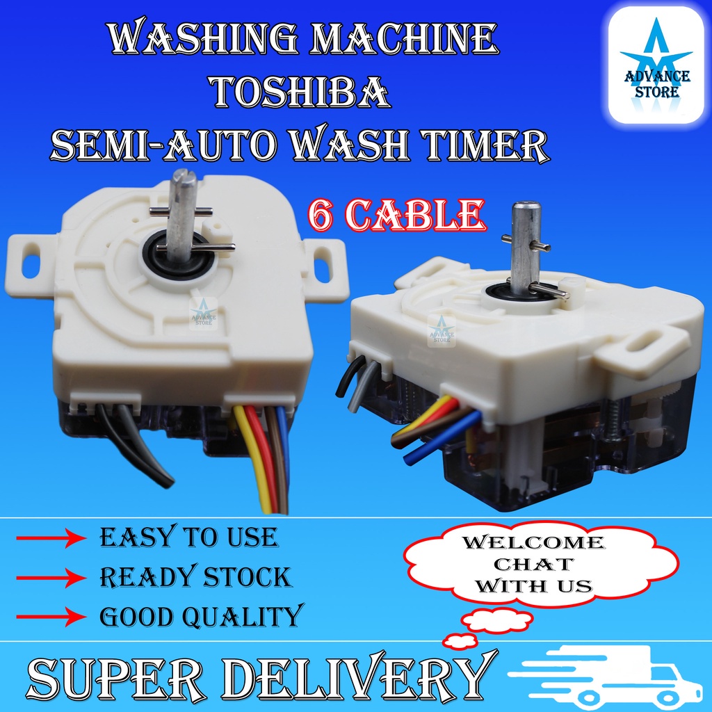 Semi Auto Washing Machine Toshiba Semi-Auto Universal Wash Timer 6 or 7 ...