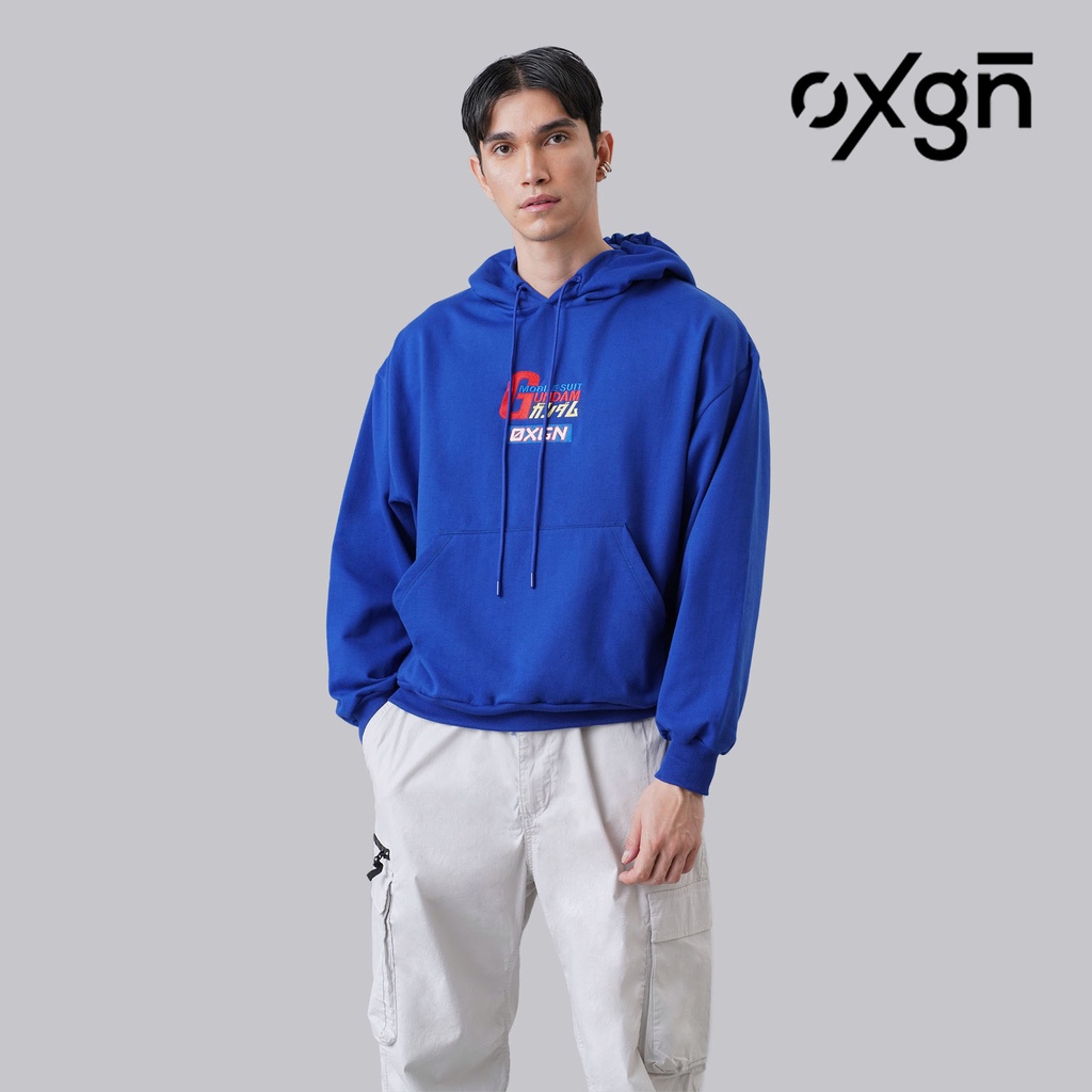 OXGN Mobile Suit Gundam Hoodie Jacket For Men And Women (Blue) | Shopee ...
