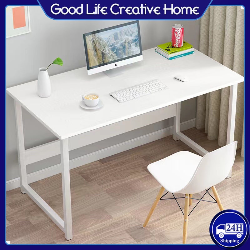 Home student Computer Table office desk Furniture Wood and Metal Adult ...