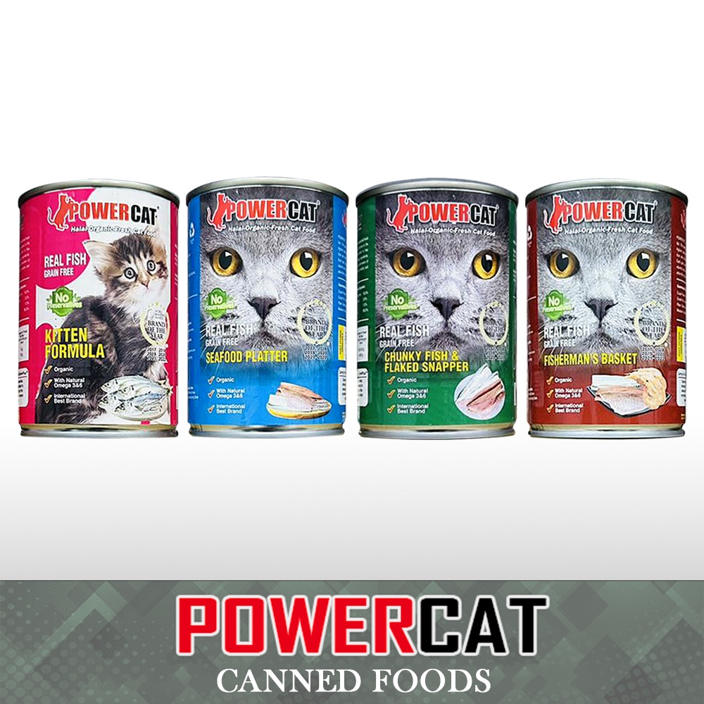 LKJ-Powercat Halal Organic Fresh Cat Food Real Fish Grain Free Adult ...