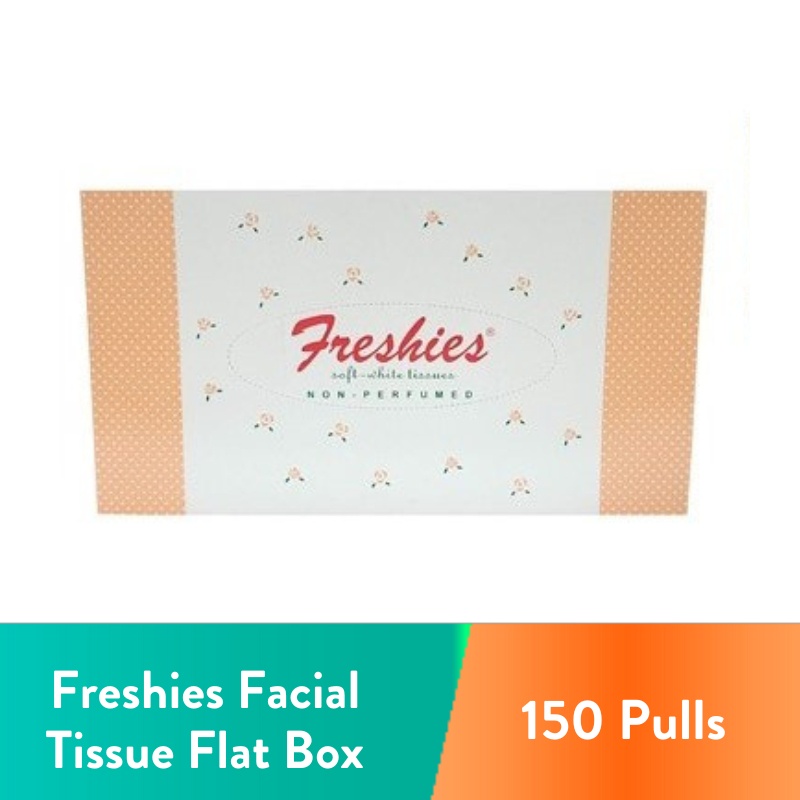 Freshies Facial Tissue Flat Box (150 Pulls) | Shopee Philippines