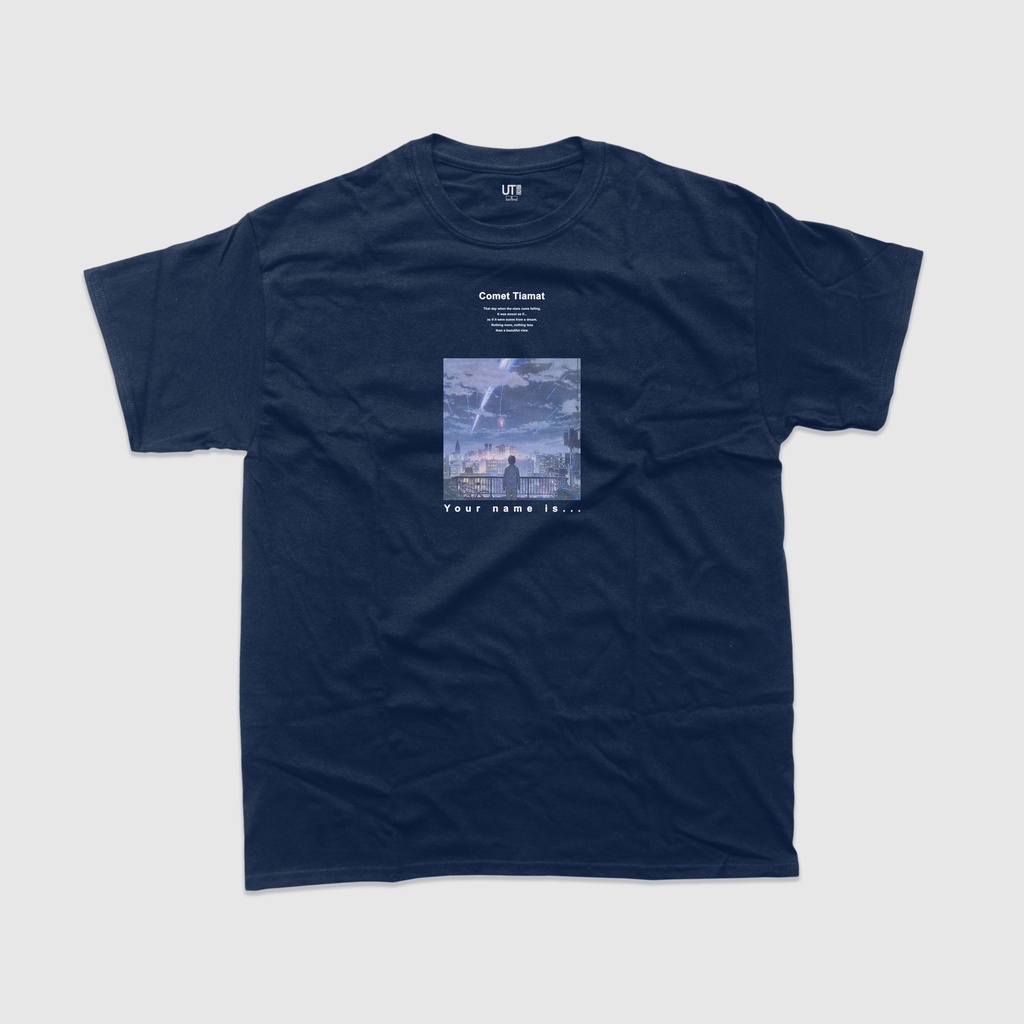 [ Anime T-SHIRT] UNIQLO X MAKOTO SHINKAI | Uniqlo UNIQLO | Kimi NO NAWA ...
