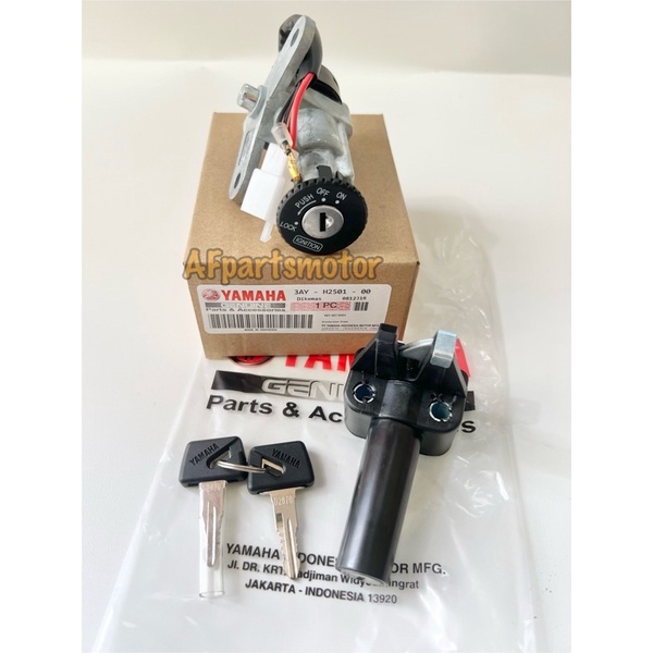 Ignition key set + old yamaha Force 1 Vega R seat lock FIZR Crypton ...