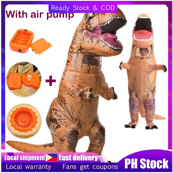 Inflatable Costume Inflatable Velociraptor Halloween Dinosaur Costume ...