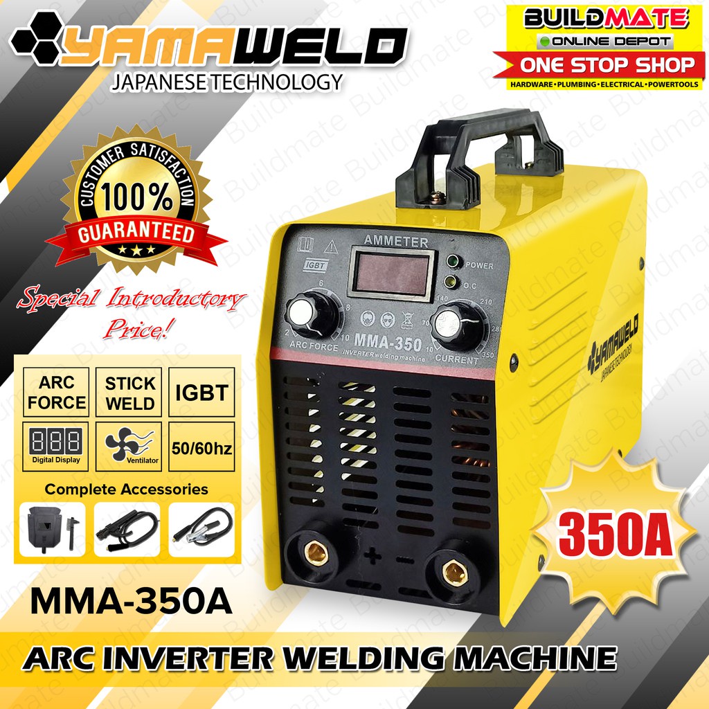 BUILDMATE YAMAWELD 350A Portable Inverter Welding Machine ARC MMA STICK ...