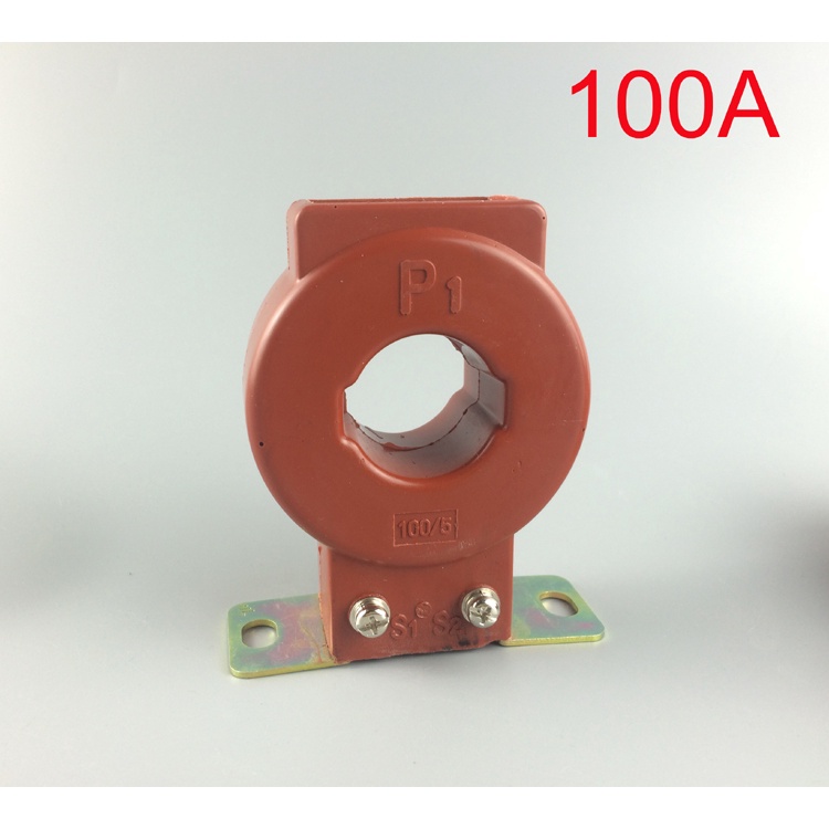 New type Easy use 100/5 0-100A current transformer Conductor through 1 ...