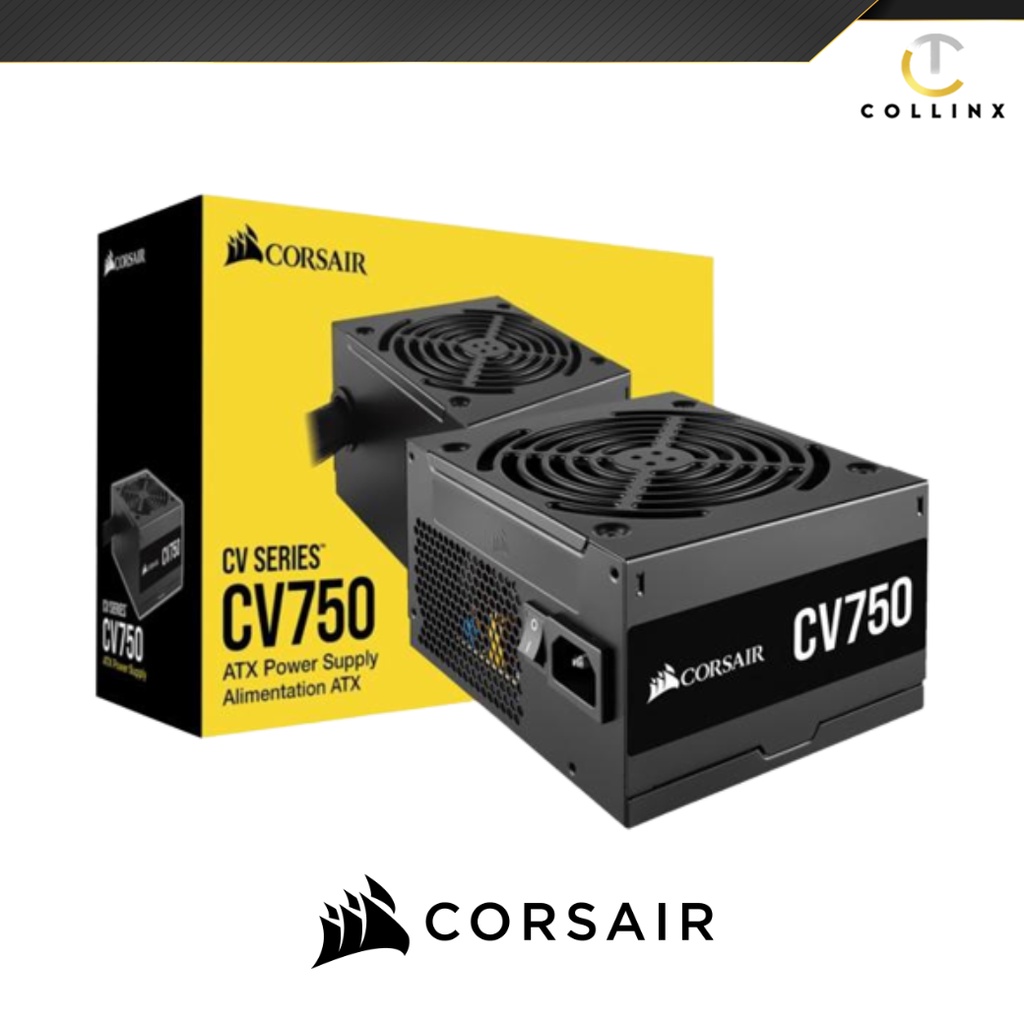 750W CORSAIR CV750 80+ BRONZE POWER SUPPLY | Shopee Philippines