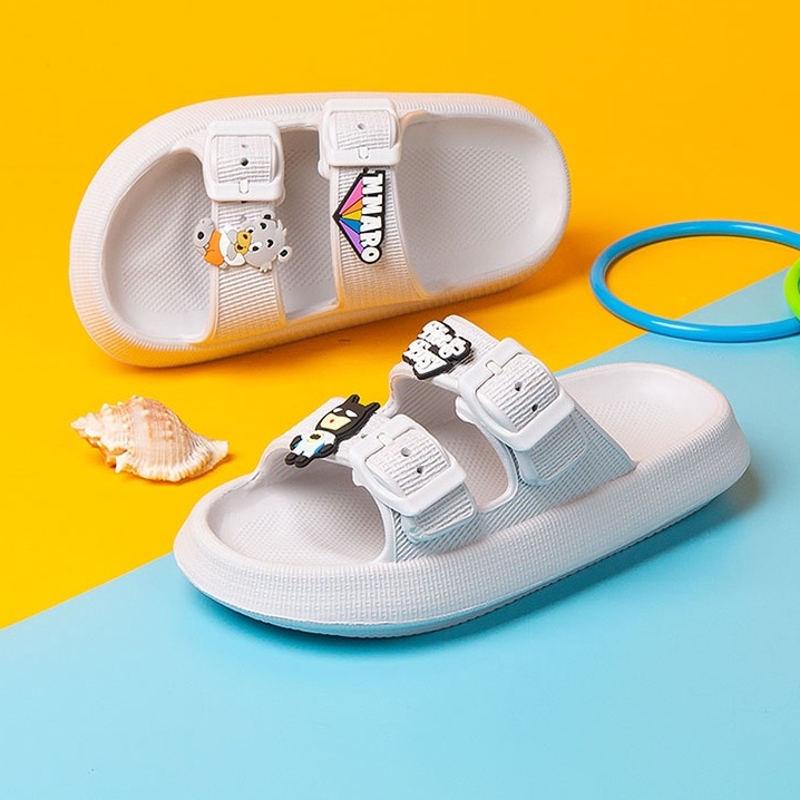 𝐂𝐋𝐎𝐒𝐒.𝐏𝐇 Summer Double Strap CLOSS Free Jibbitz For Kids Non-slip ...