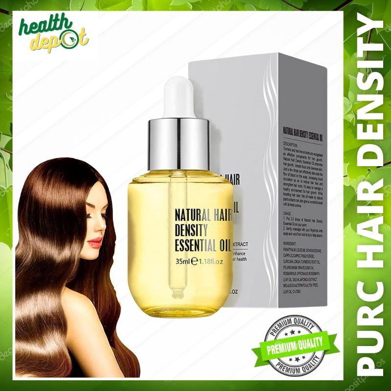 Purc Ginger Hair Density Essential Oil Hair Nutrient Solution Natural