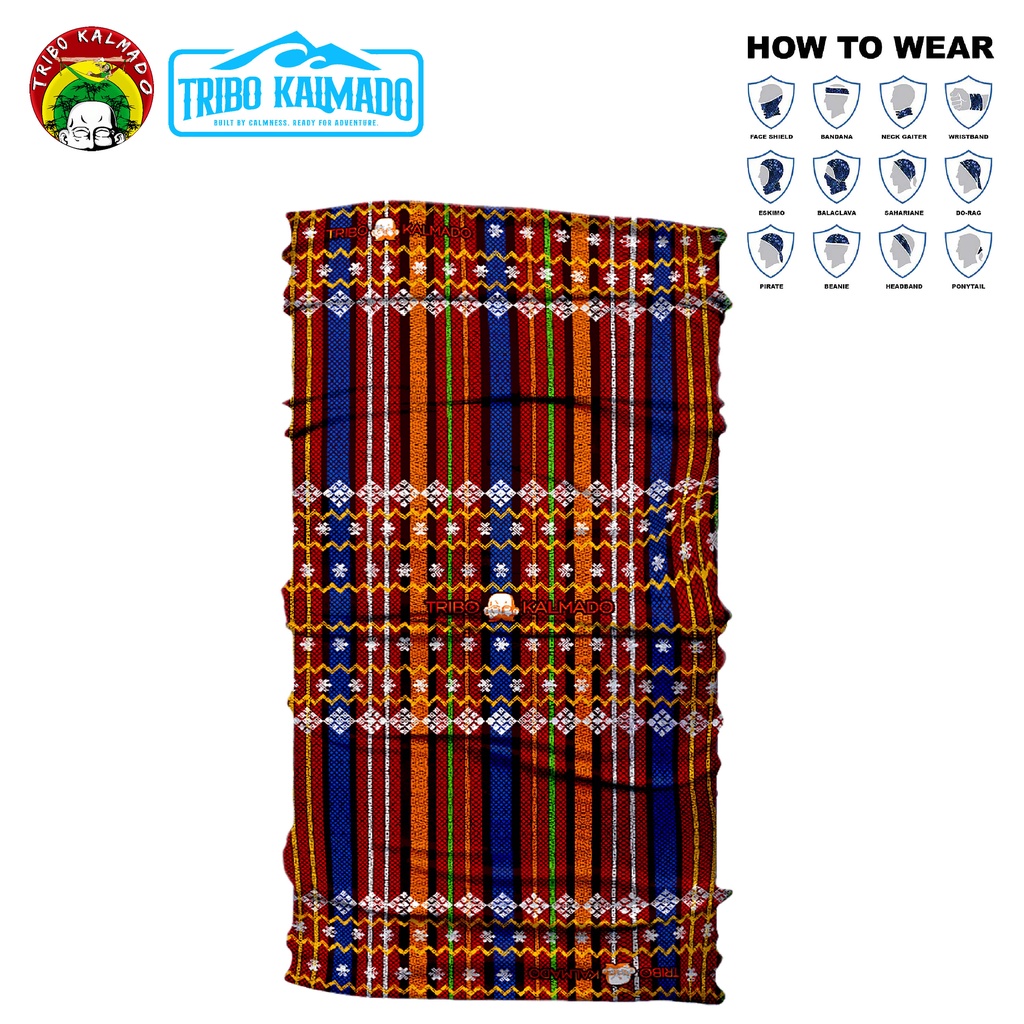 Tribo Kalmado Igorot 1 Pattern(Binituwon)Multifunctional Headwear ...
