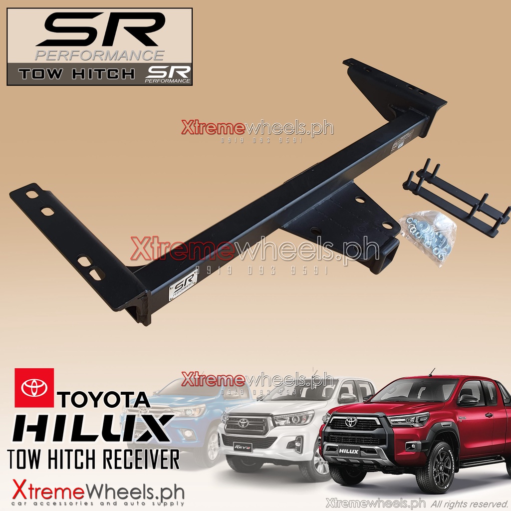 Hilux J E G V Conquest 2016-2025 SR Performance Tow Hitch Receiver Rear ...
