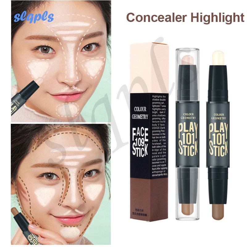 2 concealer sticks 3D high gloss concealer pen long lasting natural ...