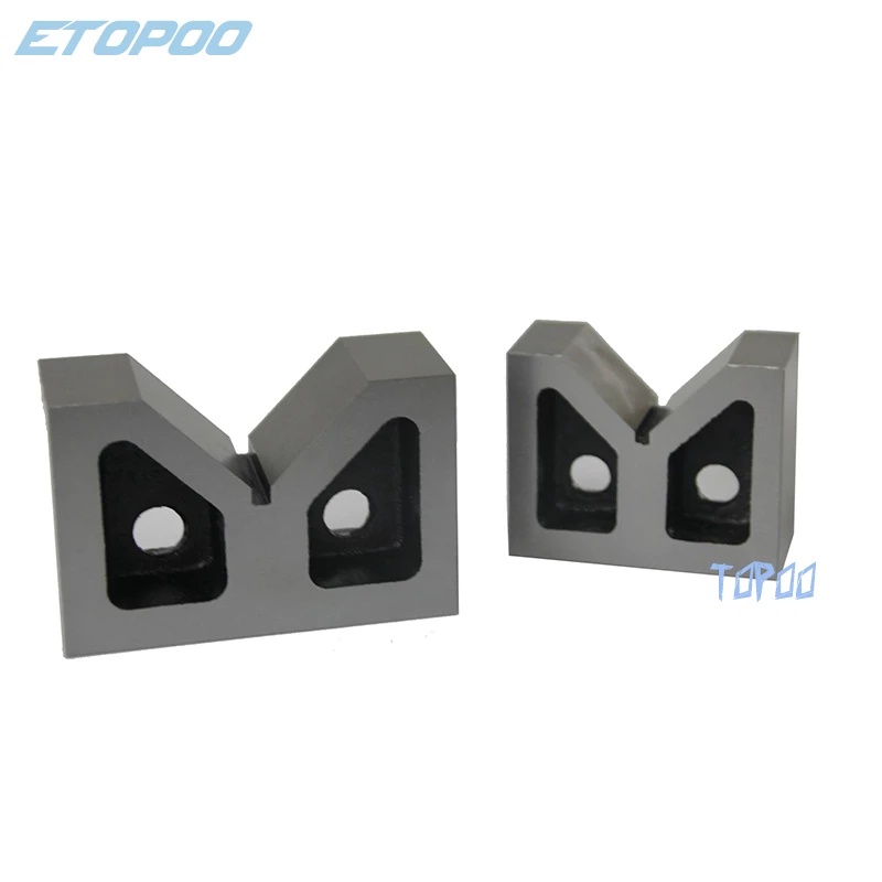1pc 4" Cast Iron V-Blocks Ground B type V iron 90 Degree 4inch V-frame ...