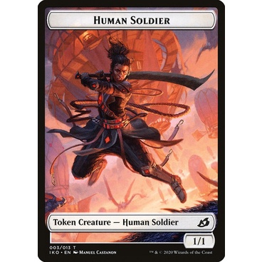 Magic the Gathering | Human Soldier Token | Shopee Philippines