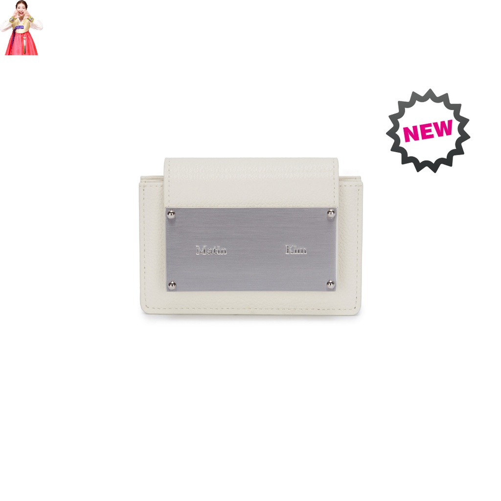 Martin Kim ACCORDION WALLET IN WHITE | Shopee Philippines