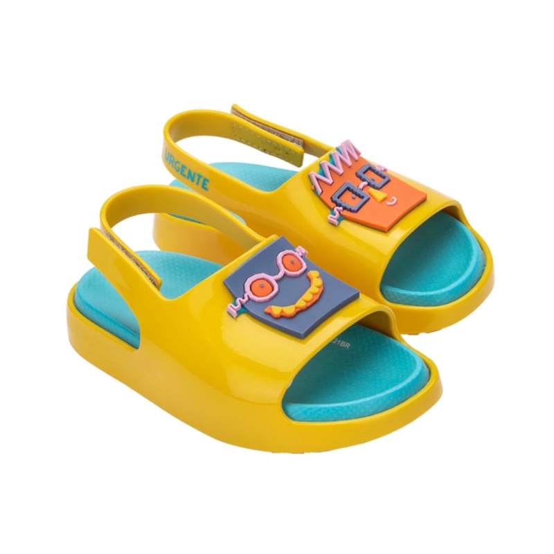 Mini Melissa Cloud Slide + Fabula BB US10 (Yellow) | Shopee Philippines