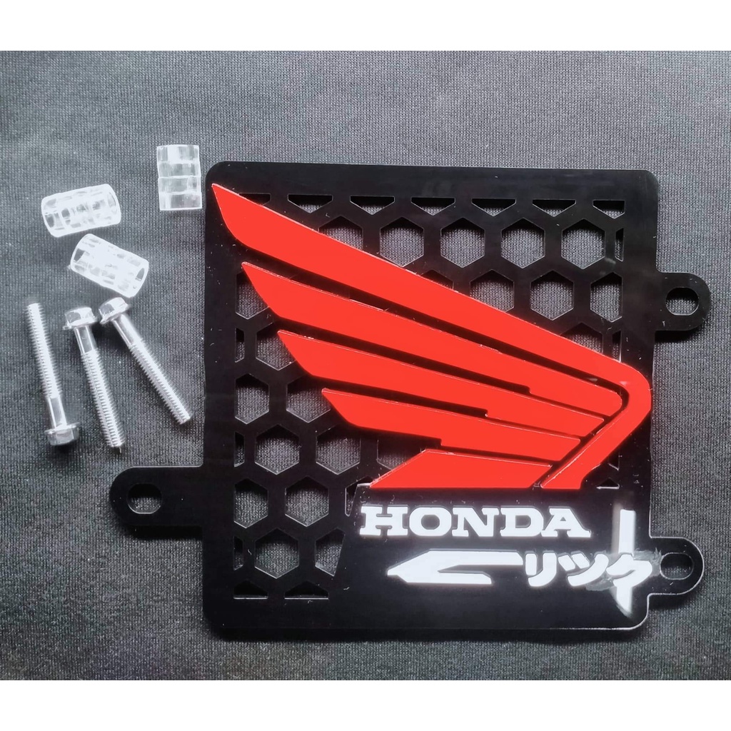 Acrylic radiator cover for nmax v1/V2, aerox v1/V2, click v2, mxi/mx ...