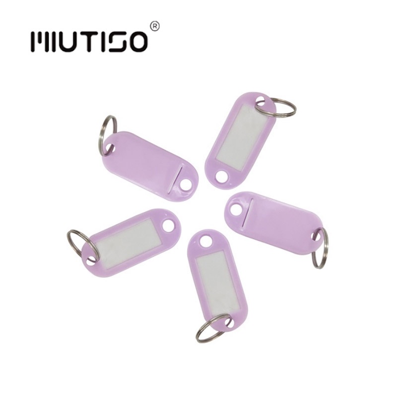 Miutiso Macaron plastic key tag luggage tag number plate classification ...