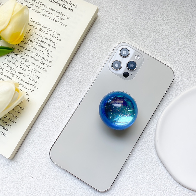 Crystal Ball Laser Color Phone Grips Griptok Bracket Plain Phone Holder ...