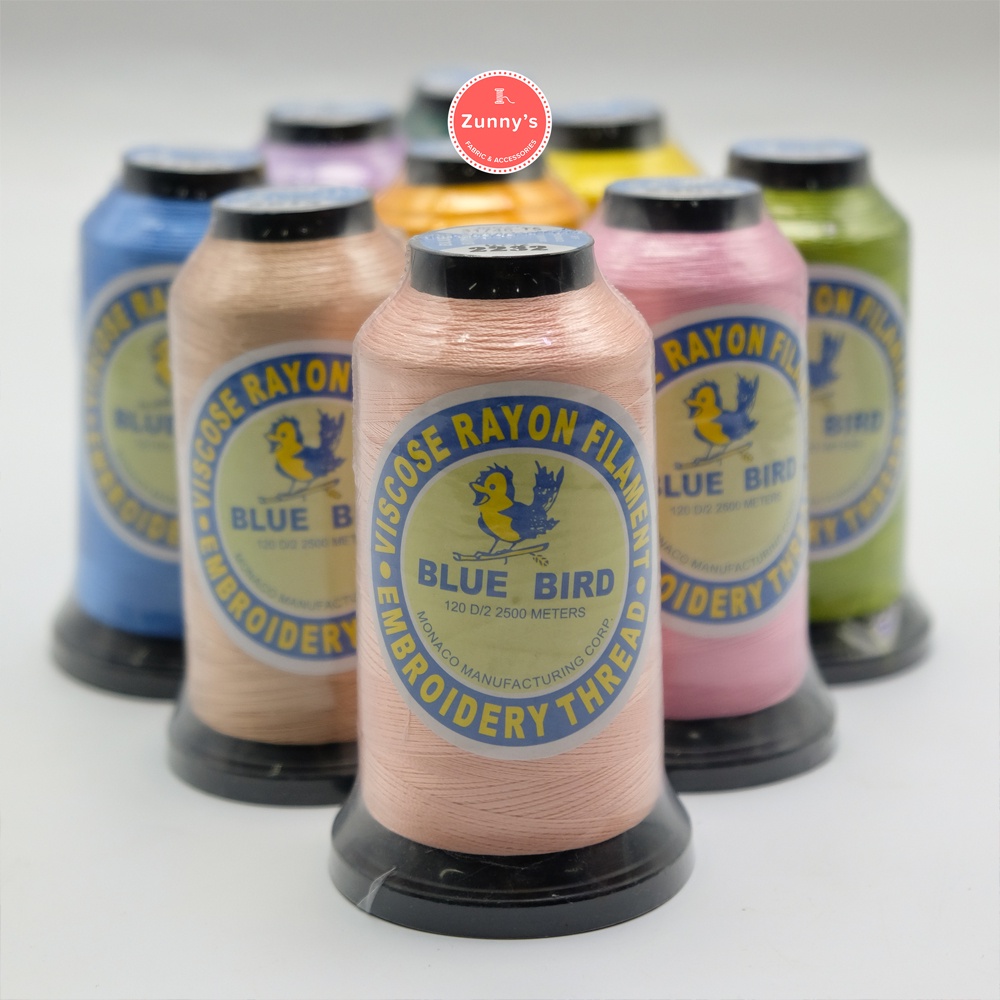 Blue Bird Embroidery Thread 2500 meters Set B (Sinulid) | Shopee ...
