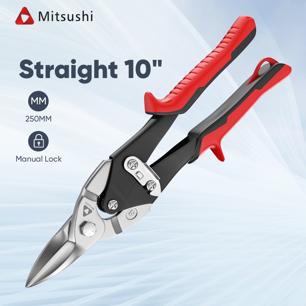 Mitsushi MIT-S10 10Inches 250mm STRAIGHT Metal Sheet Cutter Aviation ...