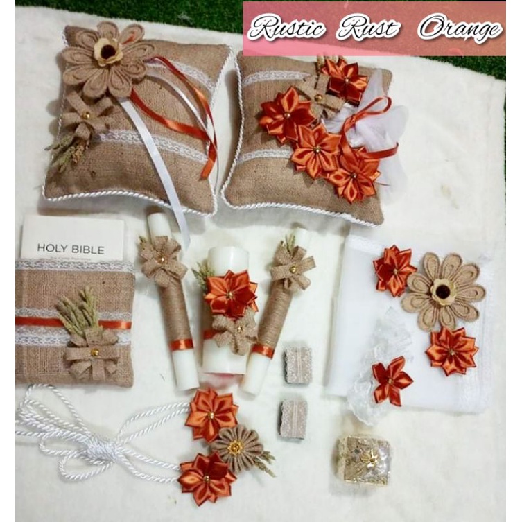 PROMO RUSTIC WEDDING ESSENTIALS COMPLETE SET C | Shopee Philippines