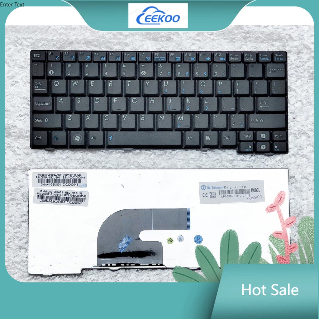 EEKOO ASUS MK90 EEEPC MK90 EPC MK90H Laptop Keyboard | Shopee Philippines