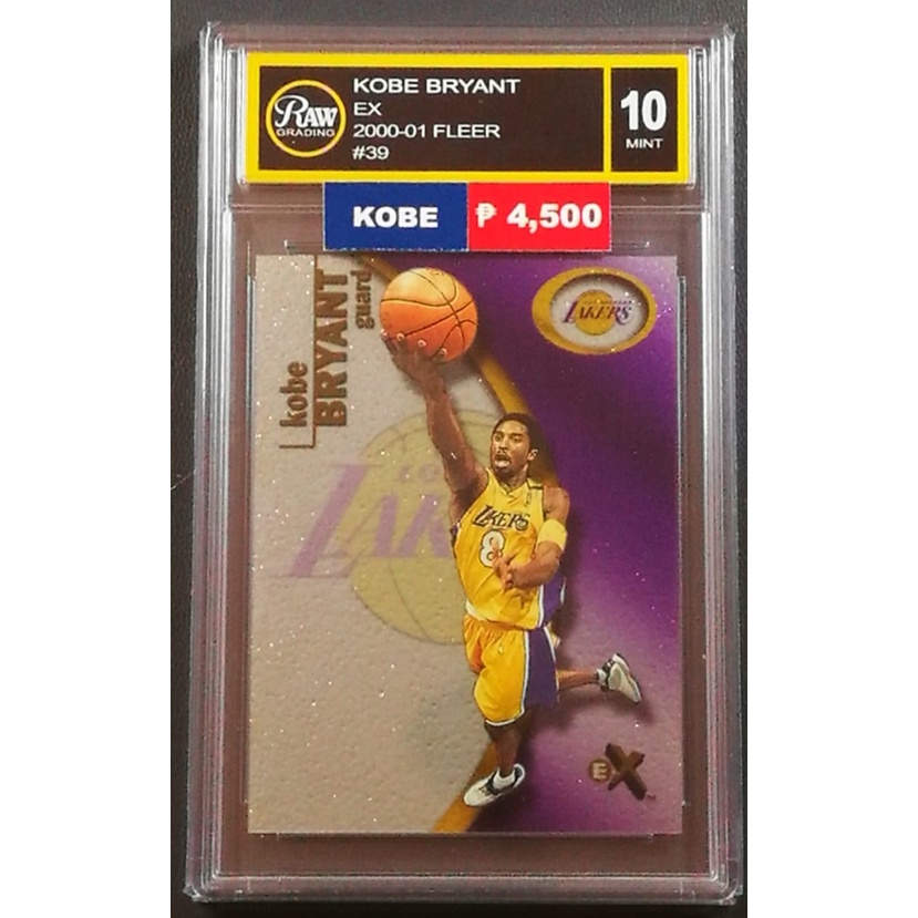 Kobe Bryant 2000 Fleer EX Pre-Graded Raw Card | Shopee Philippines
