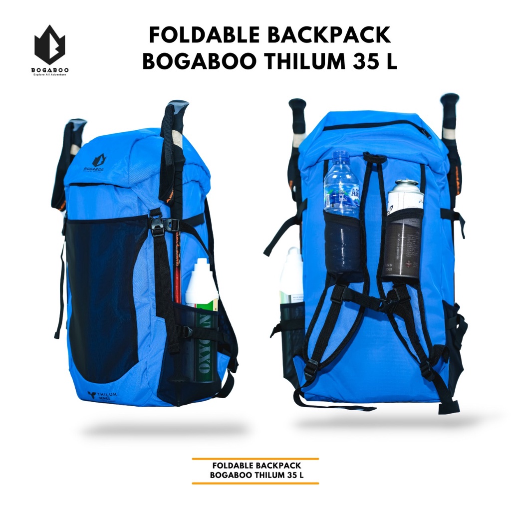 Foldable BACKPACK BOGABOO 35 LITER THILUM - MOUNTAIN LIPET 35 WATERPROOF BAG - ULTRALIGHT BAG ...