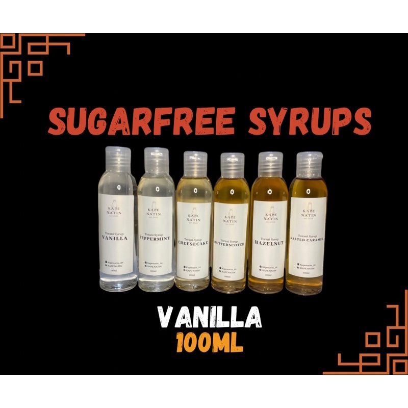 AYPH Coffee Regular Syrups 100ML (Vanilla, Caramel, Hazelnut, French ...