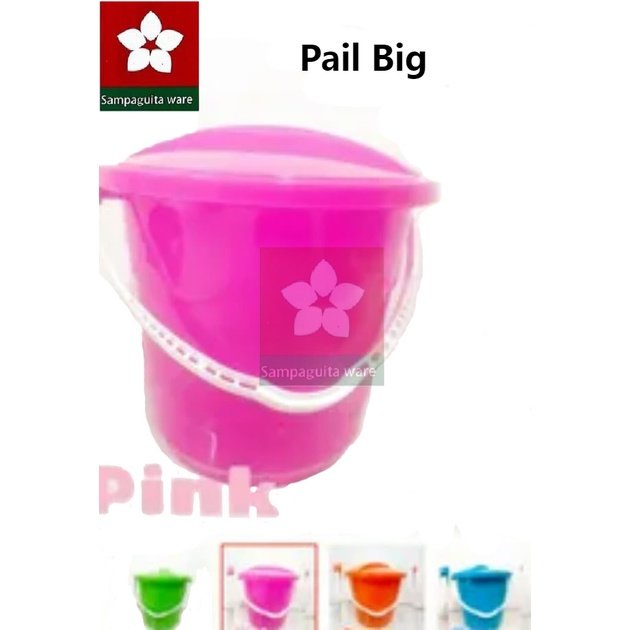 Sampaguita GAL PAIL Gallon Bucket with Lid Water Bucket Bathroom Bucket ...