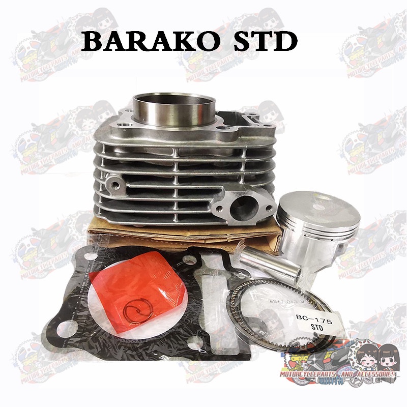 LJ Motorcycle Kawasaki Barako Cylinder Block With Piston Set Standard ...