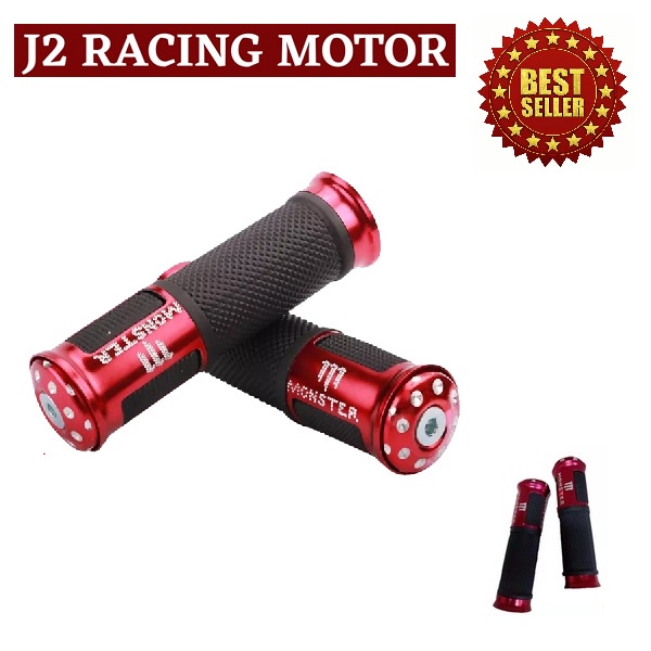 HONDA GL /Handle Grip MONSTER Handle Grips color red accessories /cod ...