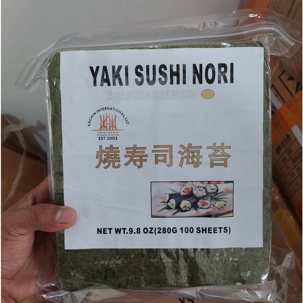YAKI SUSHI NORI SHEET 100'S | Shopee Philippines