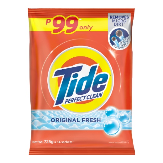 Tide Powder Detergent Perfect Clean Original Scent 725g | Shopee Philippines