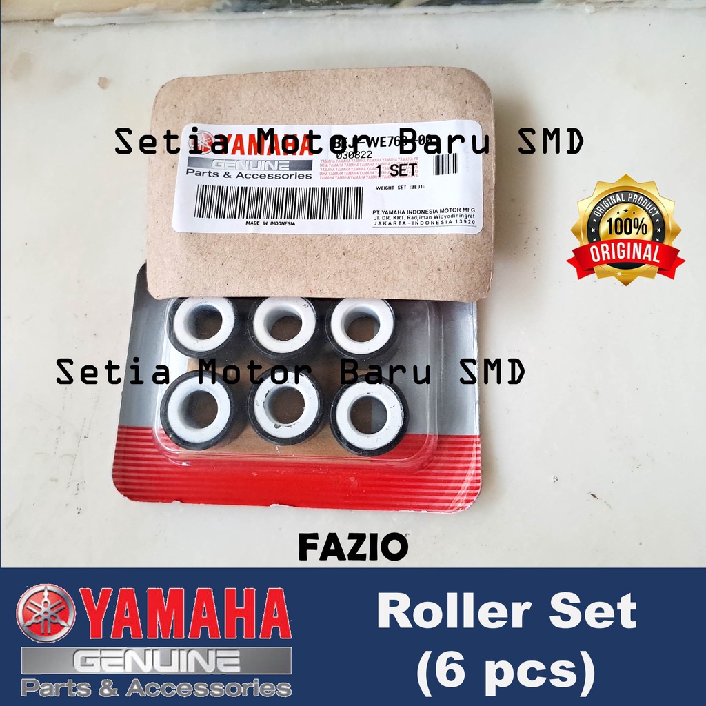 Weight Roller Roler Kit Set Fazio Original Original Yamaha | Shopee ...