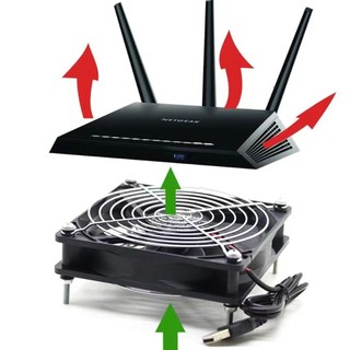 Cooling Air Fan For Router Radiator TV Set-Top Box Laptop USB Air ...
