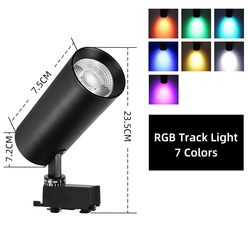 Whole Set RGB Track Light Spotlight Colorful Lamp Stage Lighting ...