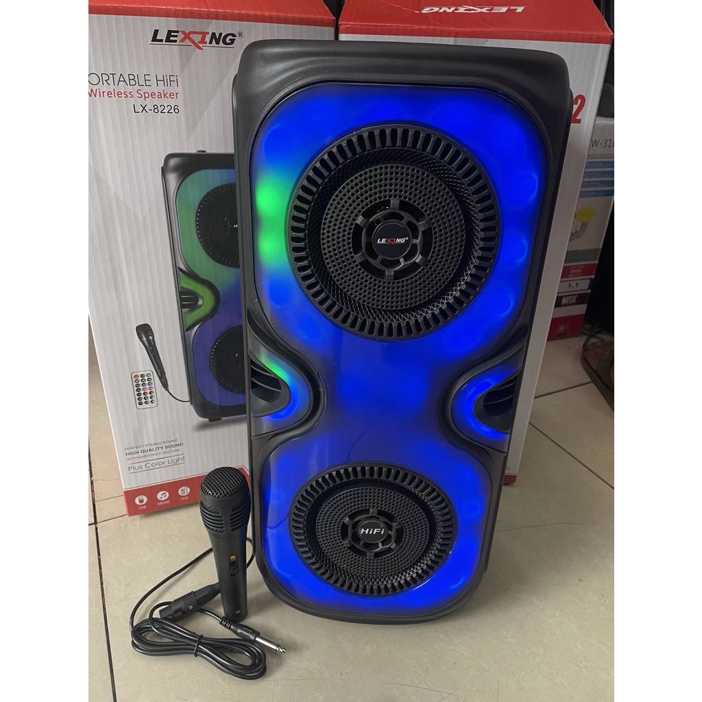 PORTABLE BLUETOOTH SPEAKER (LEXING - 8227) | Shopee Philippines