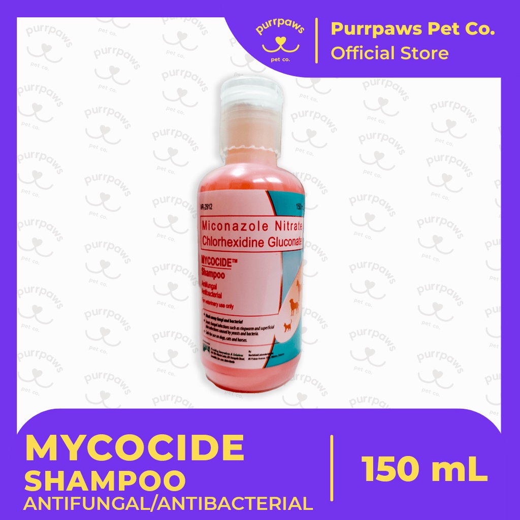 MYCOCIDE Pet Shampoo Anti-Fungal (150ml) | Shopee Philippines