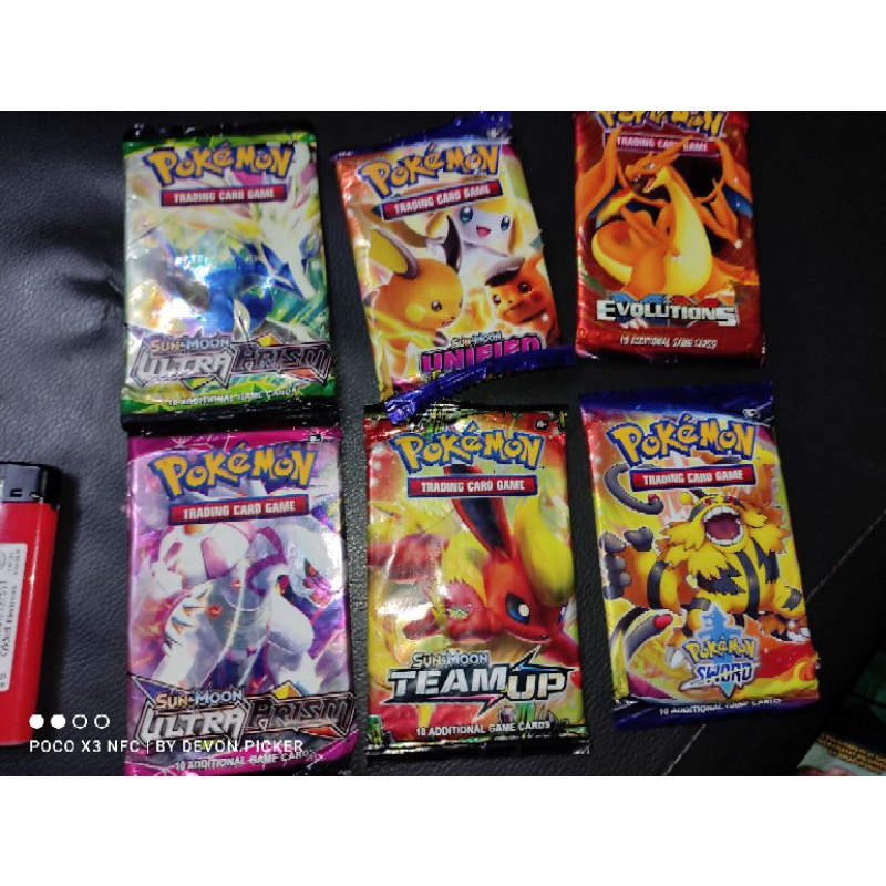 Pokemon Collectible Cards (Sealed but some with plastic cover issue ...