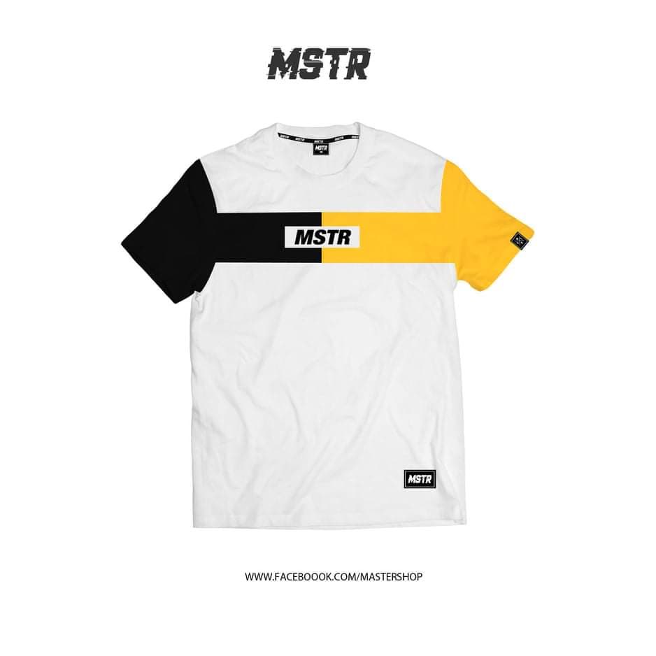 MSTR CO. - TRICOLOR PATCH Men T-Shirt (Black-Yellow) | Shopee Philippines