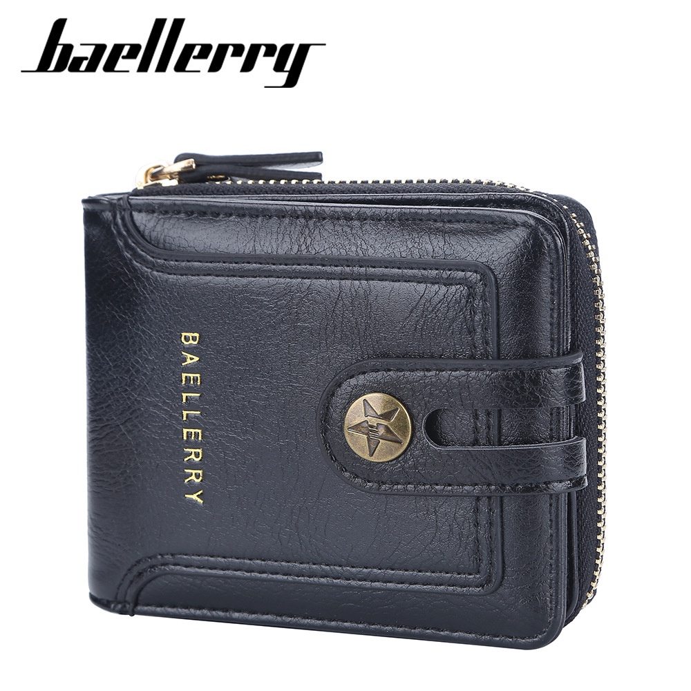 Baellerry wallet #D9256 PU Leather Men Wallet Card Holder | Shopee ...