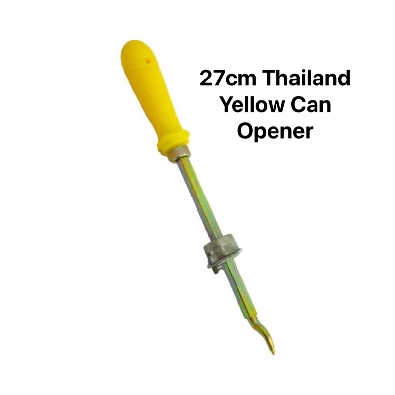 27cm Made In Traditional Classic Yellow Colour Handle Can Opener Milk ...