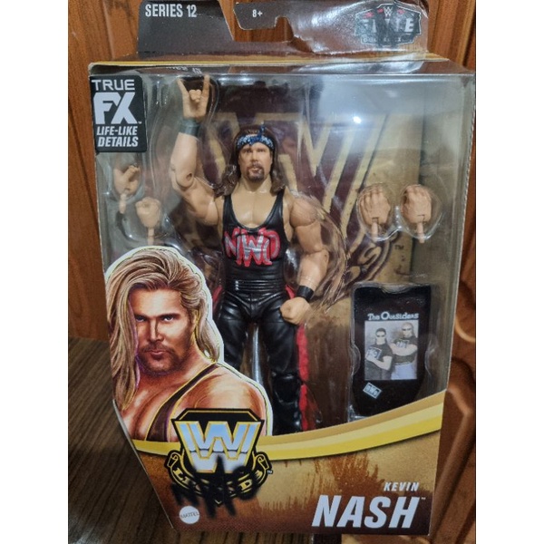 WWE Mattel Wrestling/Wrestler Elite Legends 12 Kevin Nash NWO Wolfpac ...