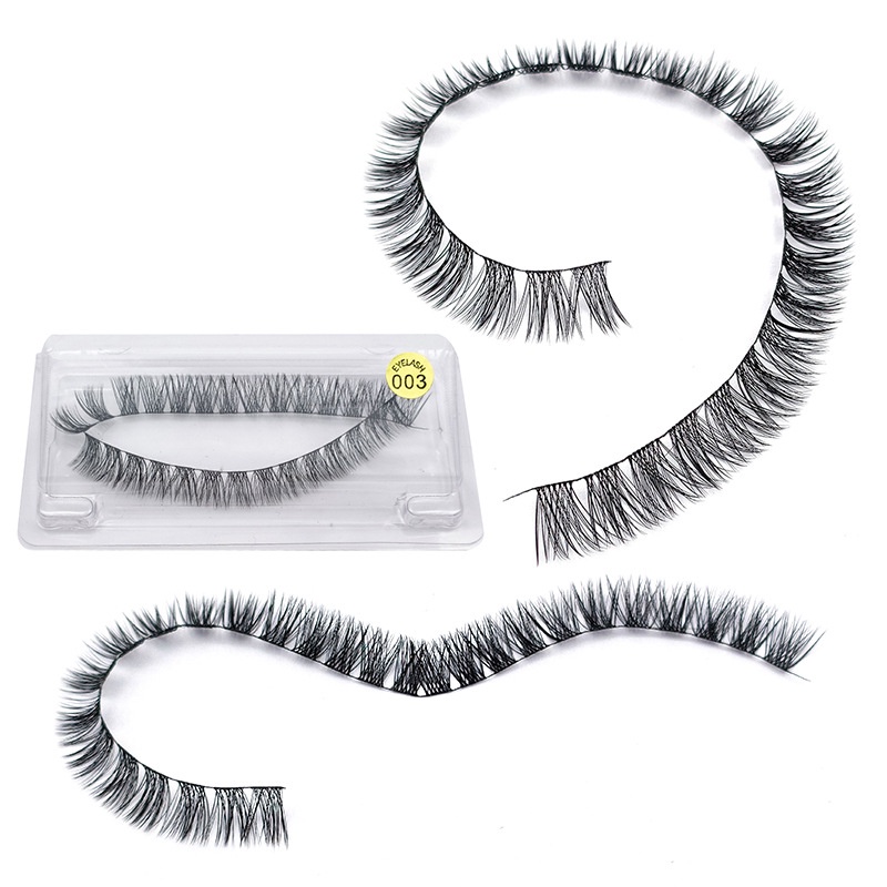 3d Fluffy Eyelash Extension Segmented Flase Lashes Dramatic Lash ...