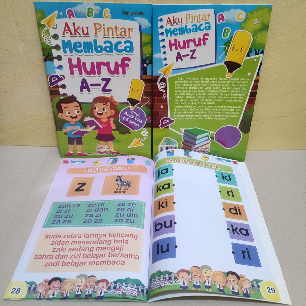 My Children's Book Is Smart To Read A-Z Letters For Children Aged 4-6 ...