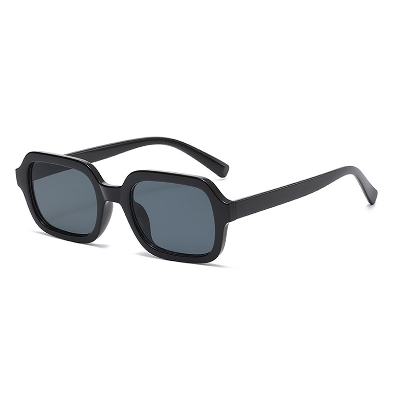 Ins Popular Fashion Small Rectangle Sunglasses Women Retro Leopard ...