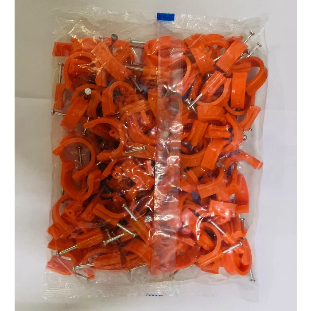 SHeavy duty pvc clamp 1/2inch orange andBlue/pipe clamp | Shopee ...